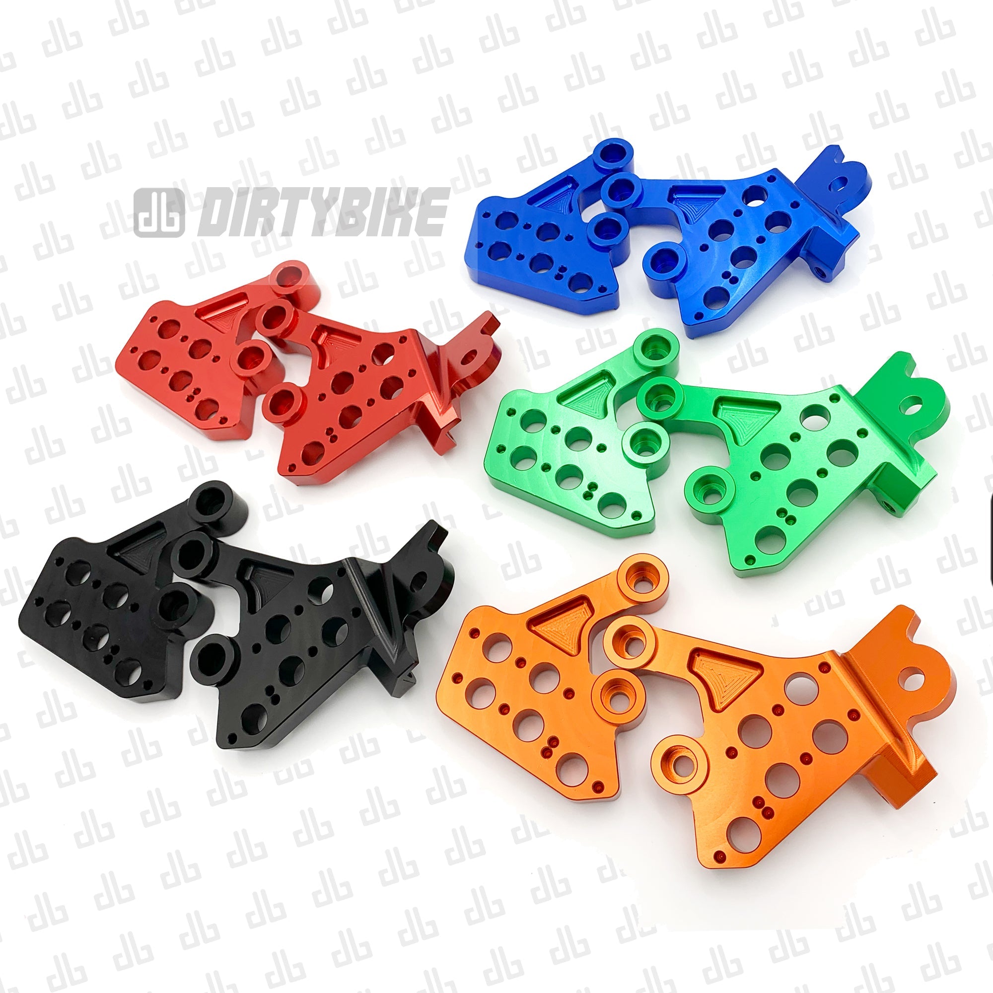 Dirty Bike Industries Heavy Duty Aluminum CNC Foot Peg brackets Surron ...